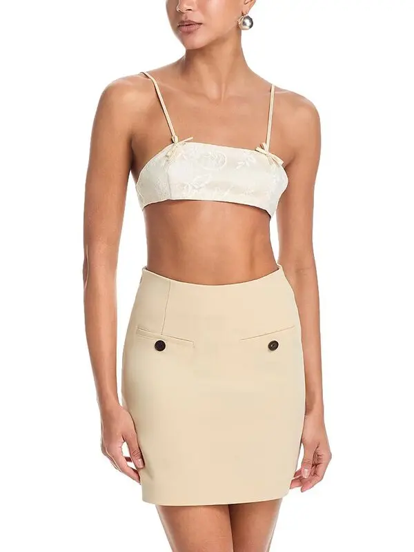 AYA MUSE Eteri Lace Top - White