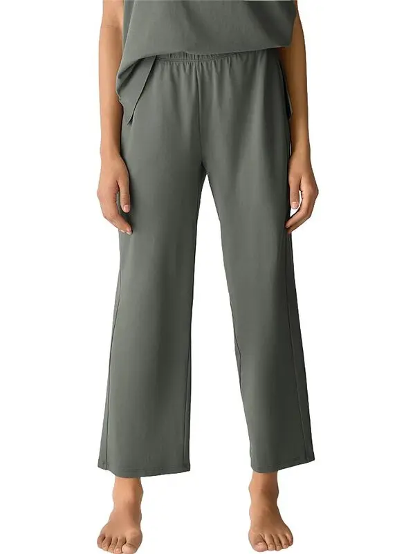 Eileen Fisher Straight Leg Ankle Pants - Agave