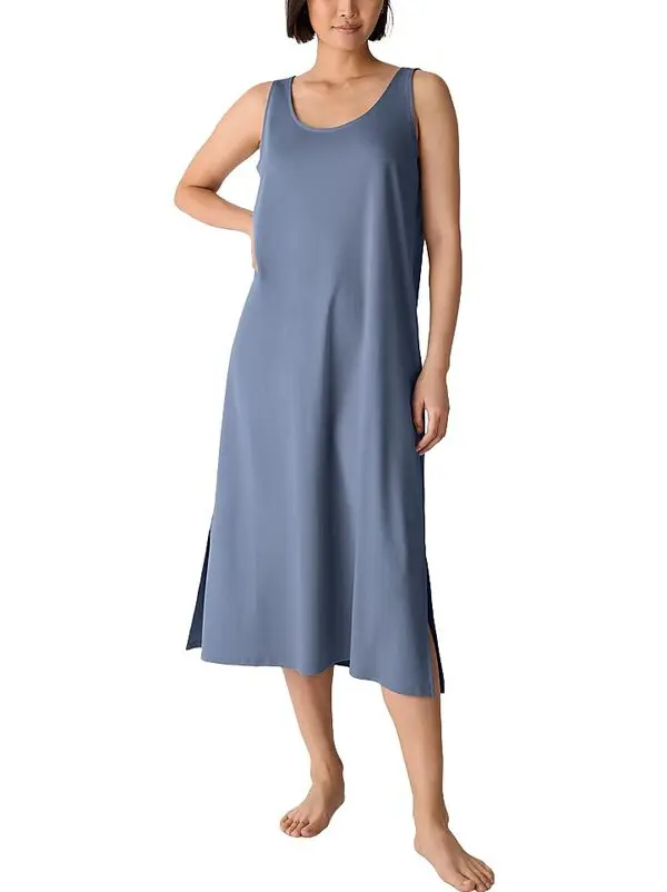 Eileen Fisher Scoop Neck Dress - Haze