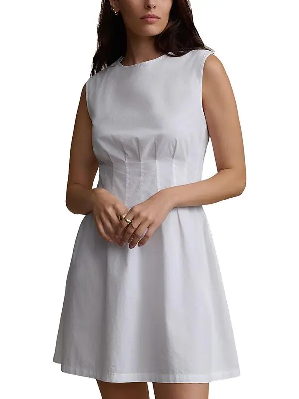 Jenni Kayne Reverie Shaped Waist Dress - White