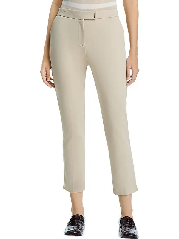 BOSS Tapria Cropped Pants - Pumice