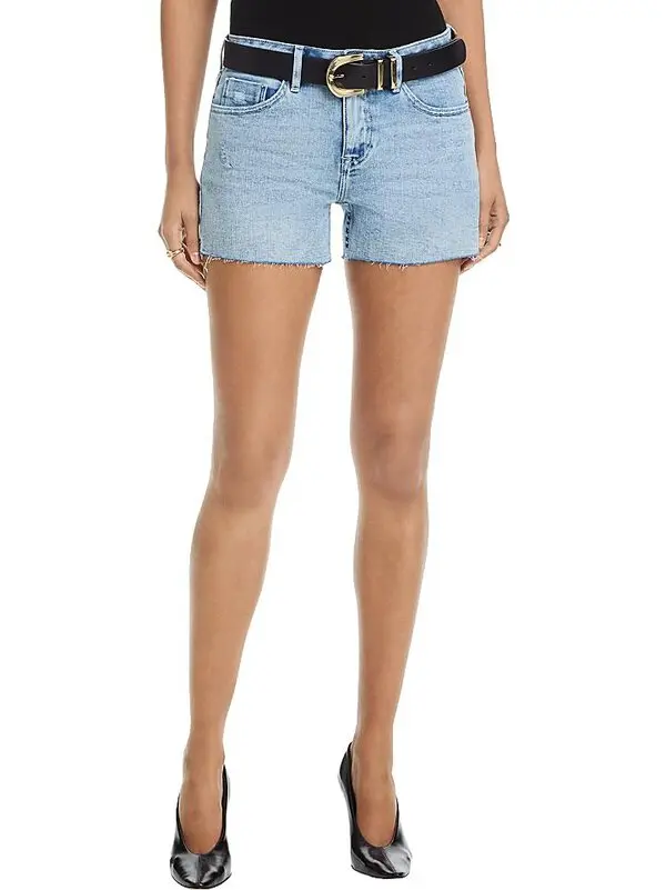Aqua Cutoff Denim Shorts - Light Wash
