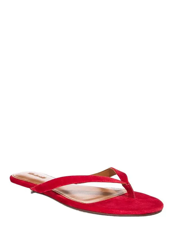Madewell Ivanna Thong Sandals - Scarlet