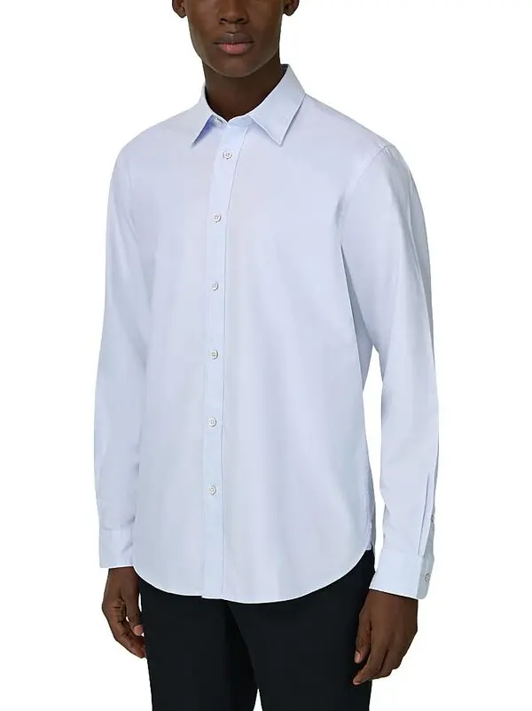 Boggi Milano Regular Fit Oxford Shirt - Light Blue