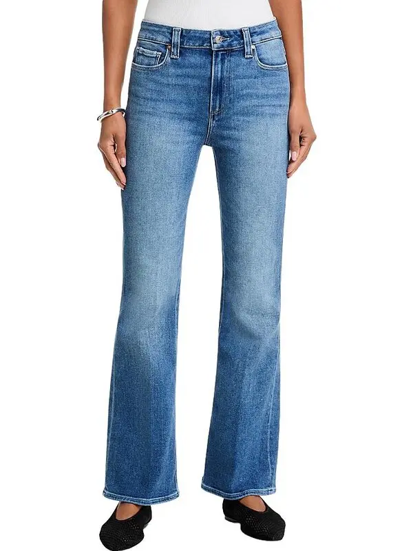 Paige Petites High Rise Laurel Canyon Jeans - Monaco Mist