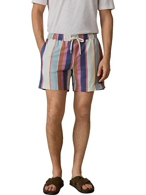 Faherty Brand All Day 6" Trunks - Summer Skies Stripe