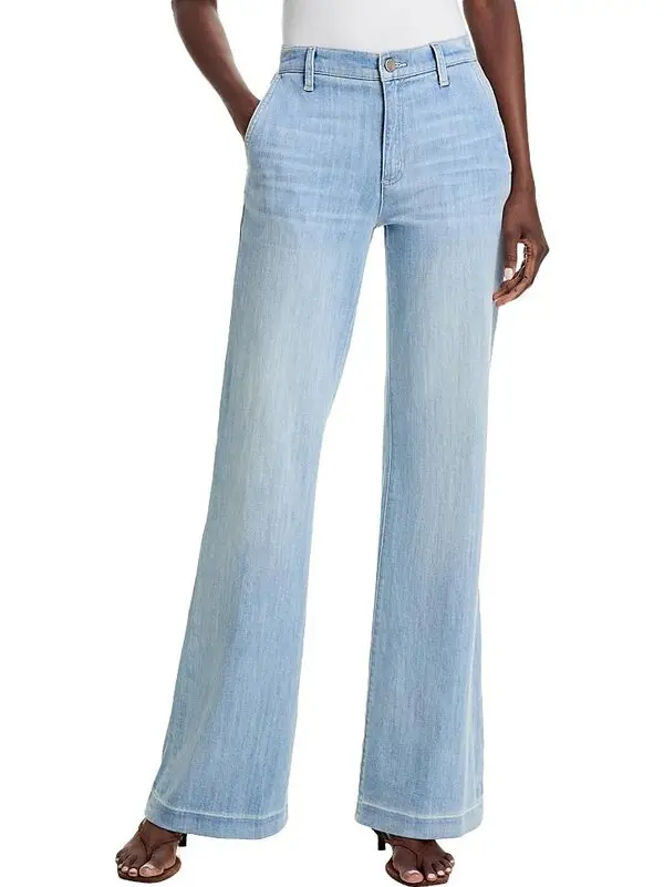 Kobi Halperin Eden High-rise Wide-leg Jeans - Light Indigo