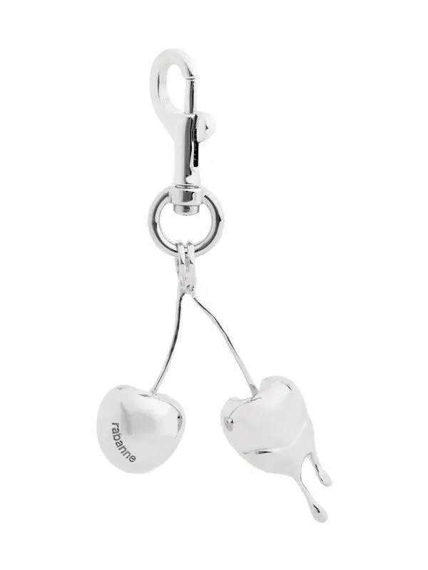Rabanne Cherry Pendant Charm - Silver