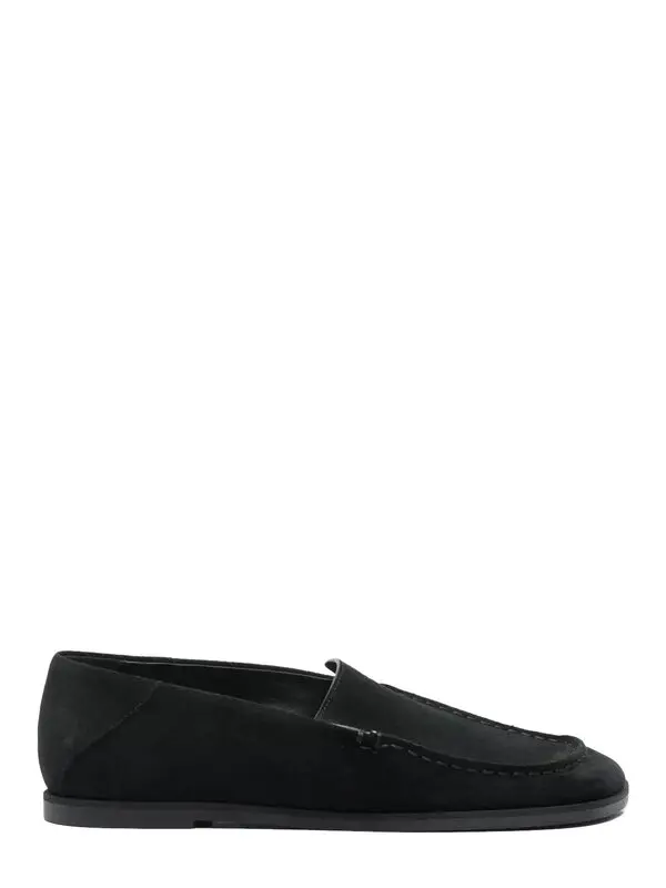Dear Frances Suede Loafers - Black