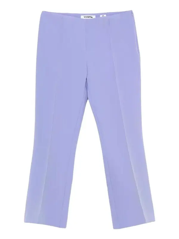 Vivetta Pintuck Trousers - Purple