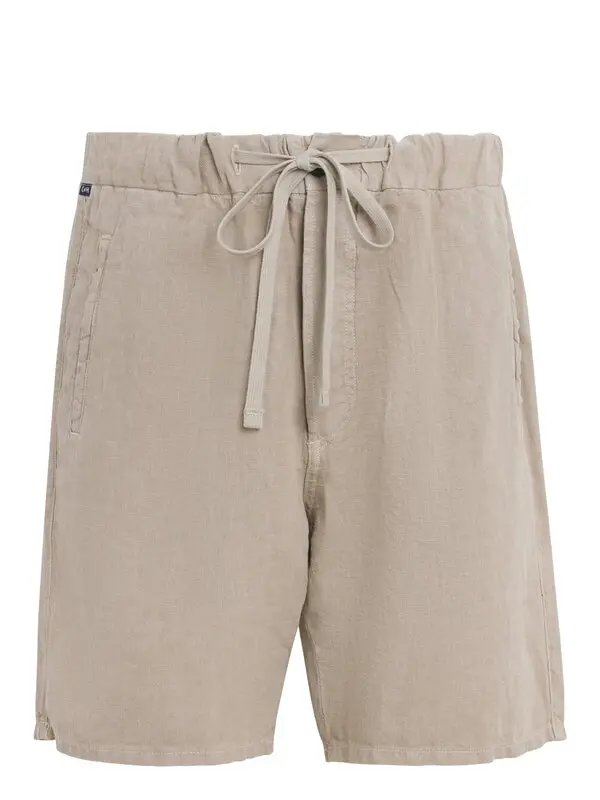 Citizens Of Humanity Linen Drawstring Shorts - Beige