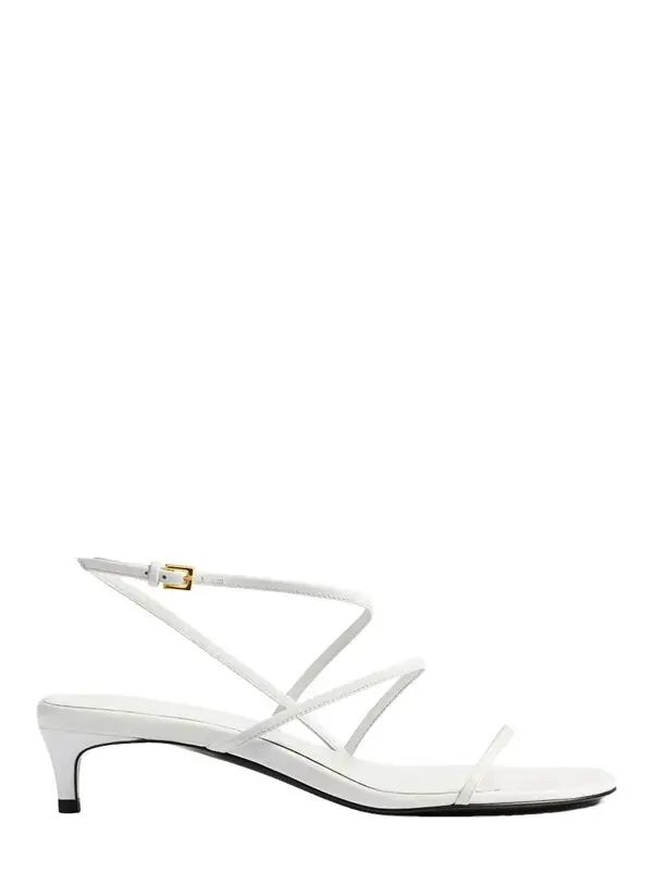 Khaite Open-toe Low-heel Sandals - White