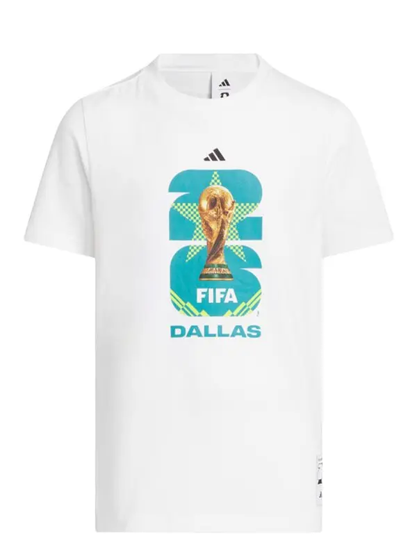 Adidas Fifa World Cup 26 Host City Dallas Graphic T-shirt - White