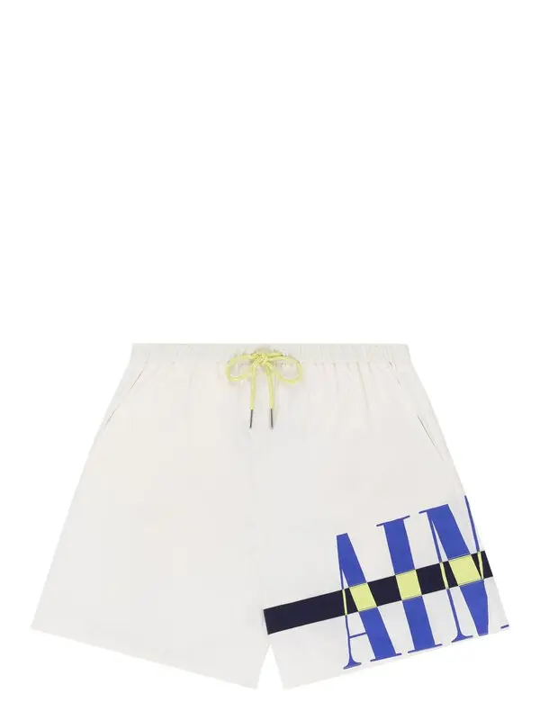 Aimé Leon Dore Colorblock Logo Short - White
