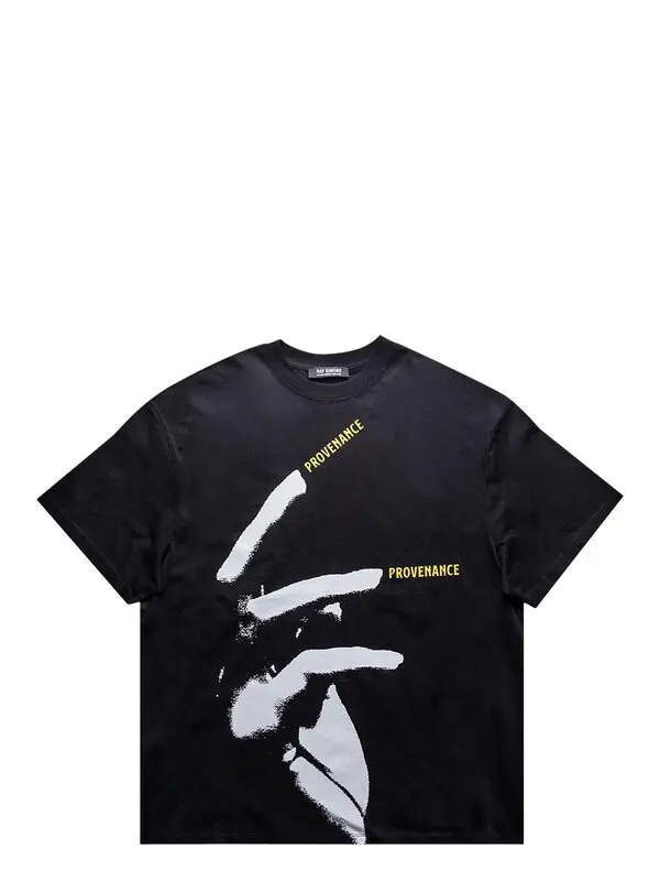 Raf Simons Nails Print T-shirt - Black