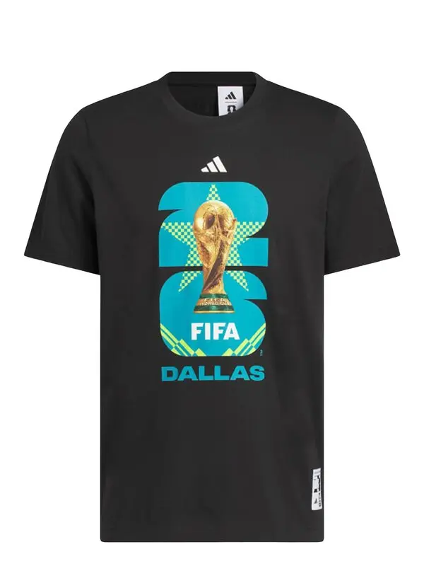 Adidas Fifa World Cup 26 Host City Dallas Graphic T-shirt - Black