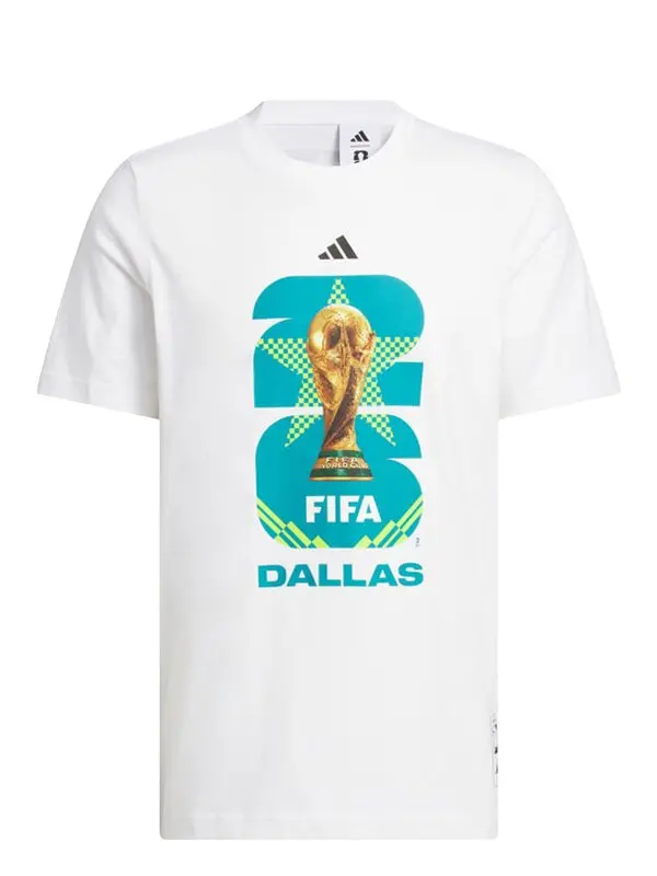 Adidas Fifa World Cup 26 Host City Dallas Graphic T-shirt - White