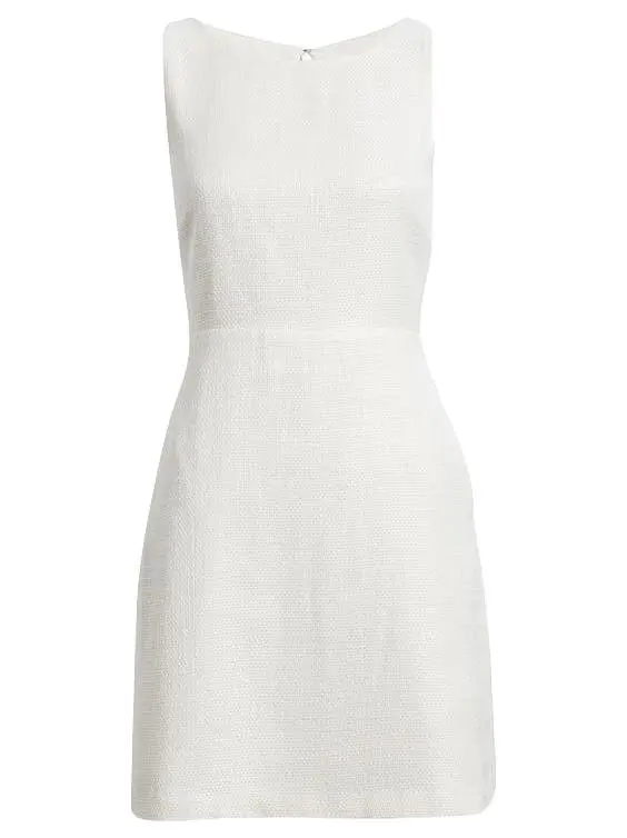 Halogen Sleeveless A-line Dress - Eggnog