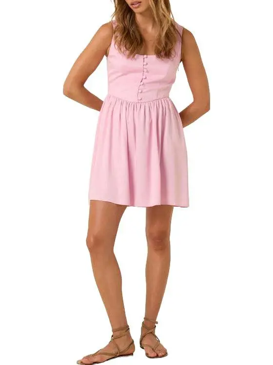 NOBODY'S CHILD Cora Sleeveless Mini Dress - Pink
