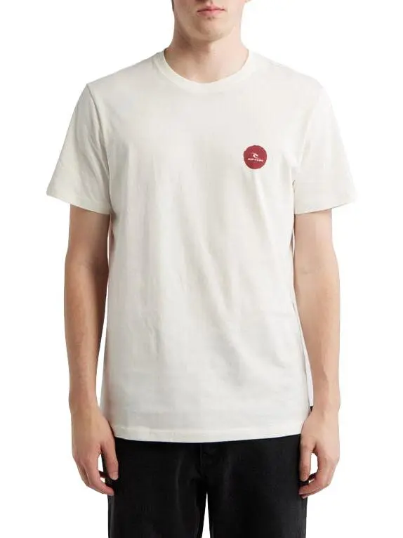 Rip Curl Made For Cotton Graphic T-shirt - Bone