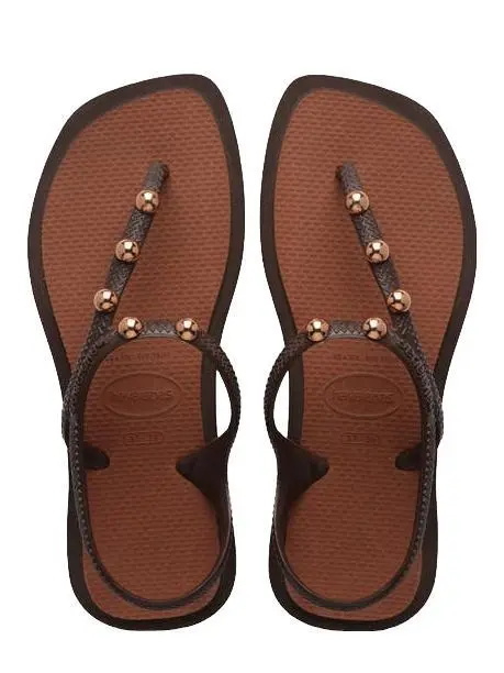 Havaianas Flash Fusion Sandal - Coffee/rust
