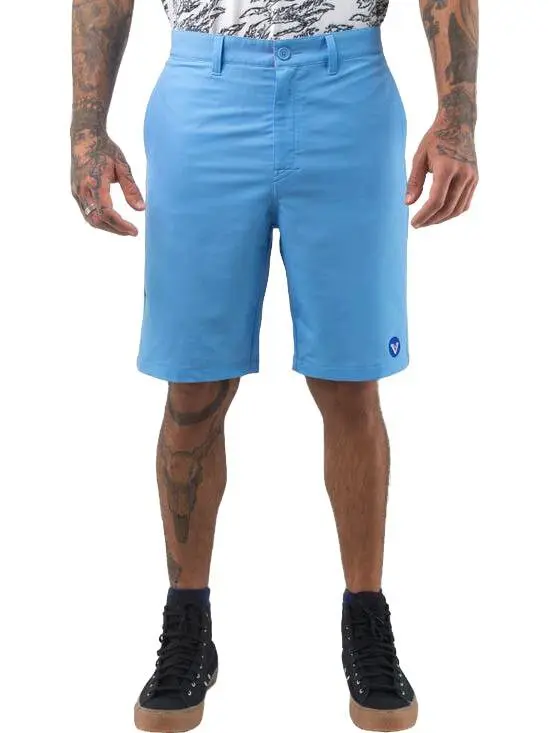 VAST Blues Hybrid Board Shorts - Soft Blue