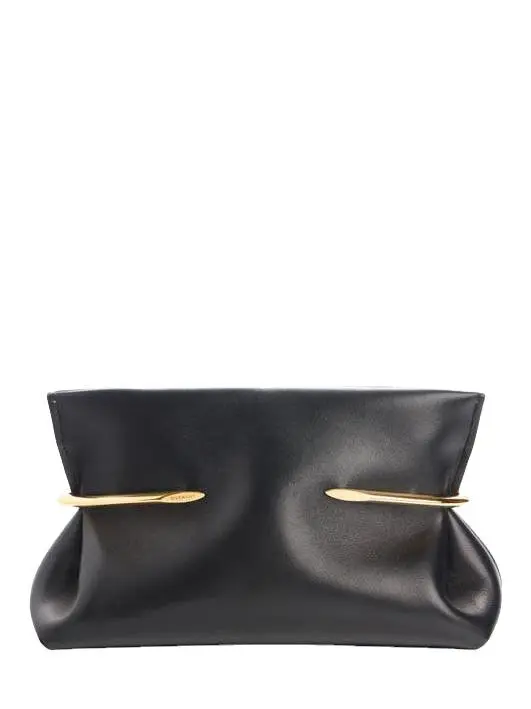 Givenchy Pinch Soft Leather Clutch - Black