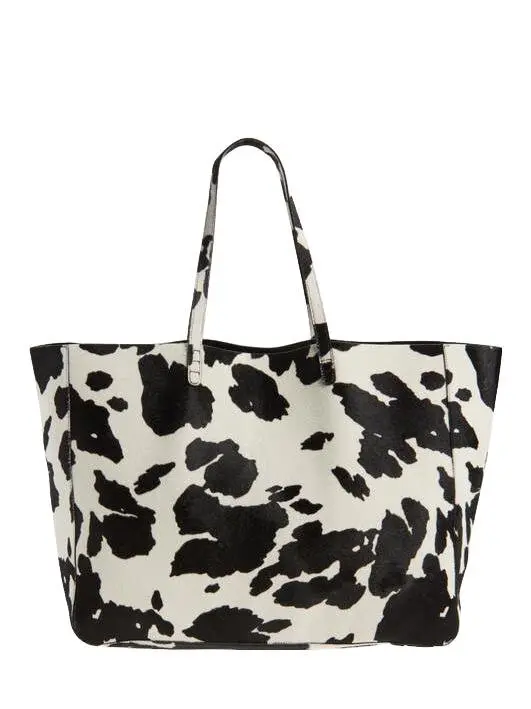 MANSUR GAVRIEL Juno Calf Hair Tote - Printed Pony Hair