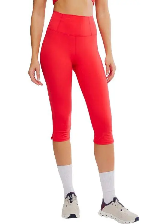 Free People Never Better Mini Leggings - Grapefruit
