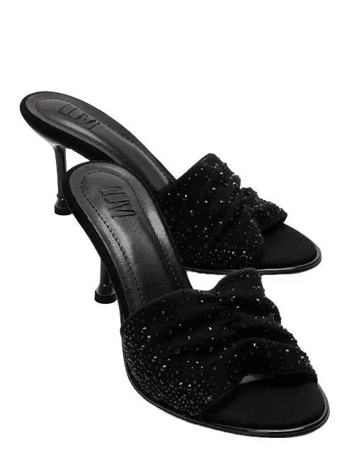 PROLOGUE SHOES Karina Stiletto Mule - Black