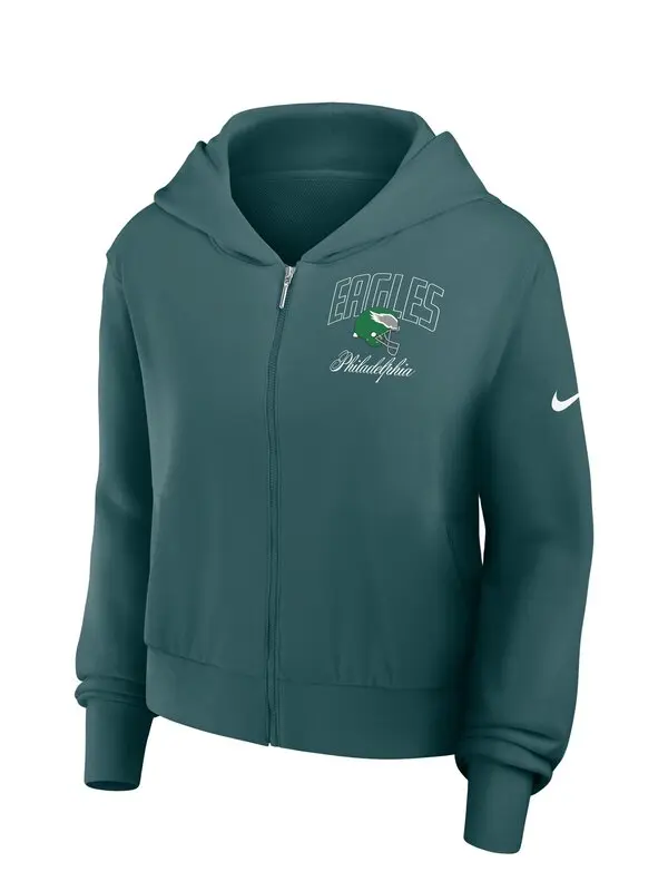 Nike Philadelphia Eagles Primetime Nfl Full-zip Hoodie - Green