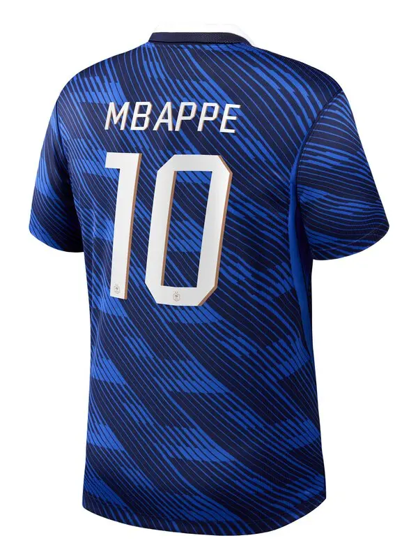 Nike Kylian Mbappé France National Team 2026 Stadium Home Dri-fit Soccer Jersey - Blue