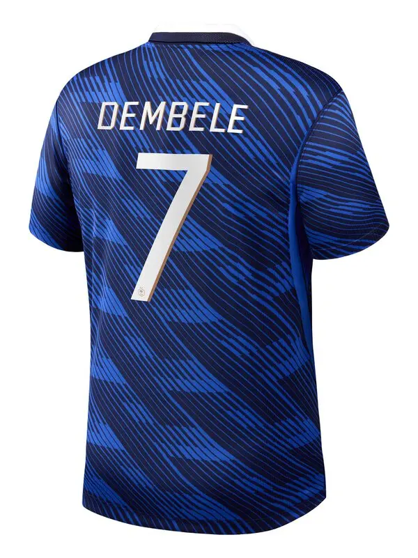Nike Ousmane Dembélé France National Team 2026 Stadium Home Dri-fit Soccer Jersey - Blue