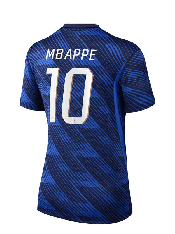 Nike Kylian Mbappé France National Team 2026 Stadium Home Dri-fit Soccer Jersey - Blue