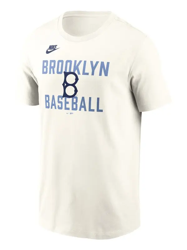 Nike Brooklyn Dodgers Cooperstown '70s Inspired Mlb T-shirt - Brown