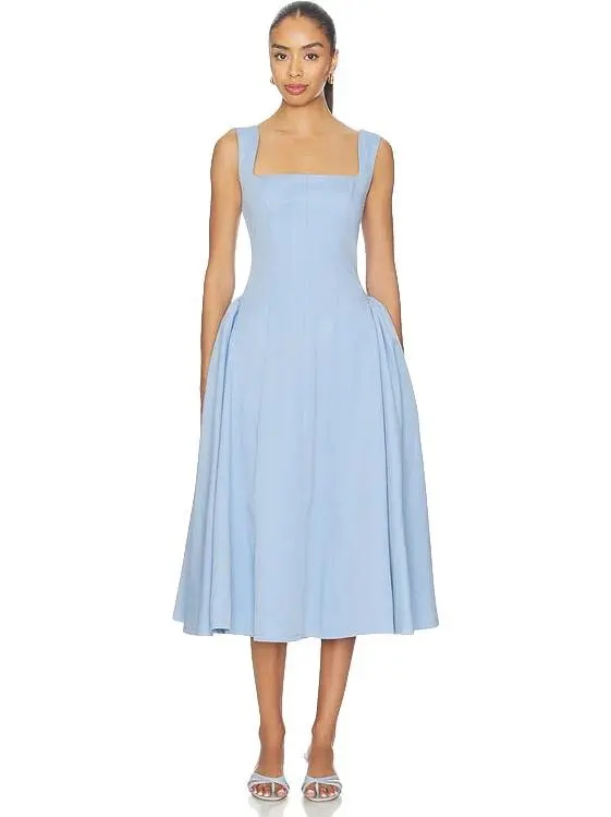Delfi Madeline Dress - Baby Blue
