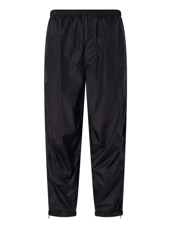 BEAMS Wool-blend Shell Drawstring Trousers - Black