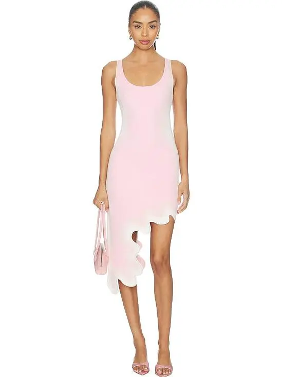 Ph5 Aster Reversible Wavy Dress - Pearl Pink