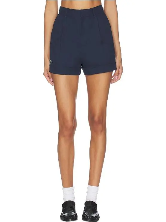 Lacoste Golf Core Shorts In Navy - Navy Blue