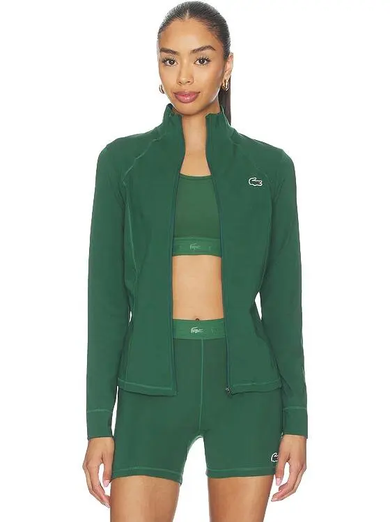 Lacoste Fitness & Training Jacket In Dark - Green