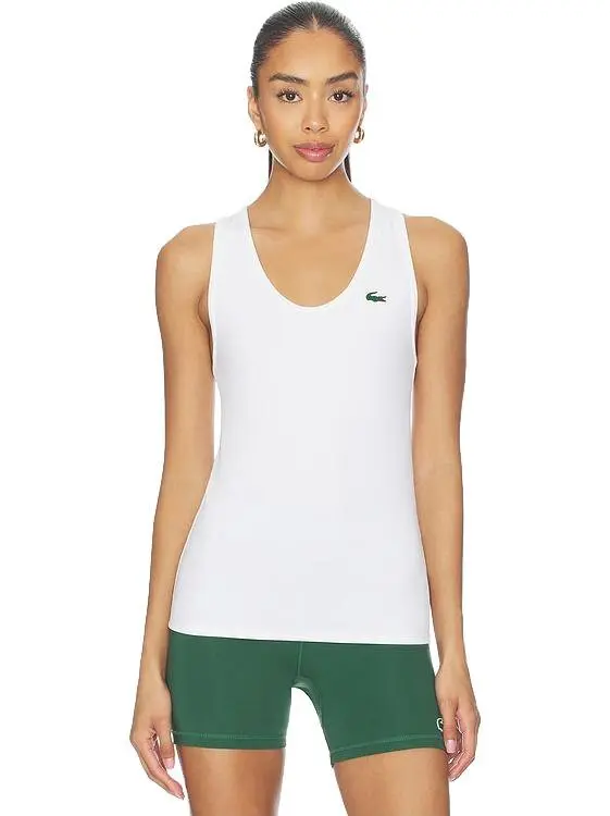 Lacoste Performance Tank Top - White