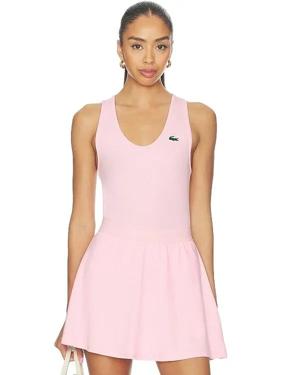 Lacoste Fitness & Training Tank Top In Pink - Flamingo