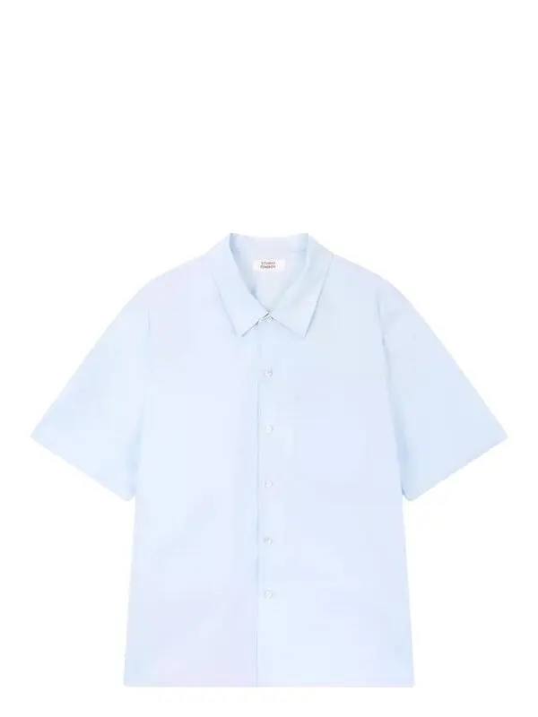 STUDIO TOMBOY Short-sleeve Pocket Shirt - Blue