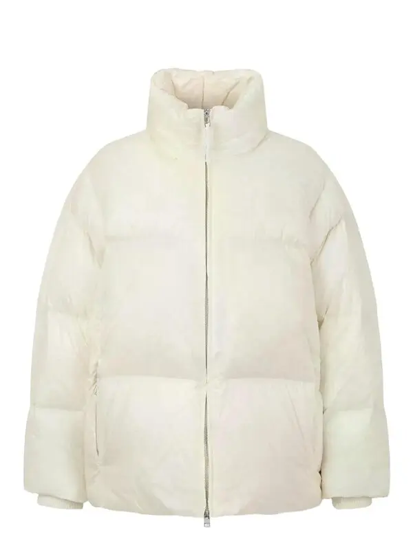 STUDIO TOMBOY Zip-up Hooded Down Jacket - Neutrals