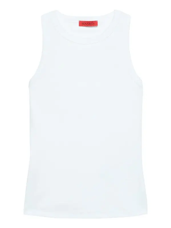 Max & Co. Cotton-blend Tank Top - White