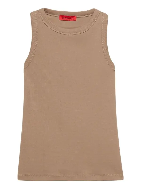 Max & Co. Stretch-cotton Tank Top - Grey