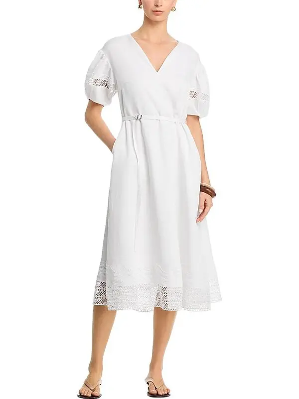 BOSS Doralia Shirt Dress - Bright White