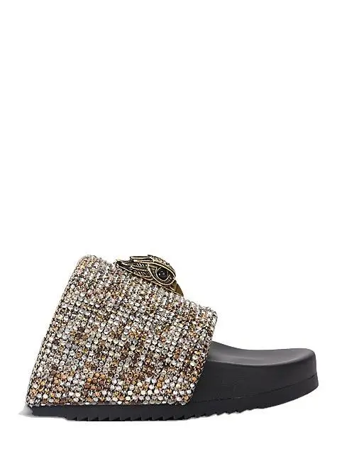 Kurt Geiger Brockwell Slides - Gold