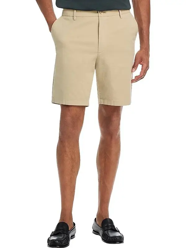 BOSS Kane Regular Fit 8" Shorts - Open Beige