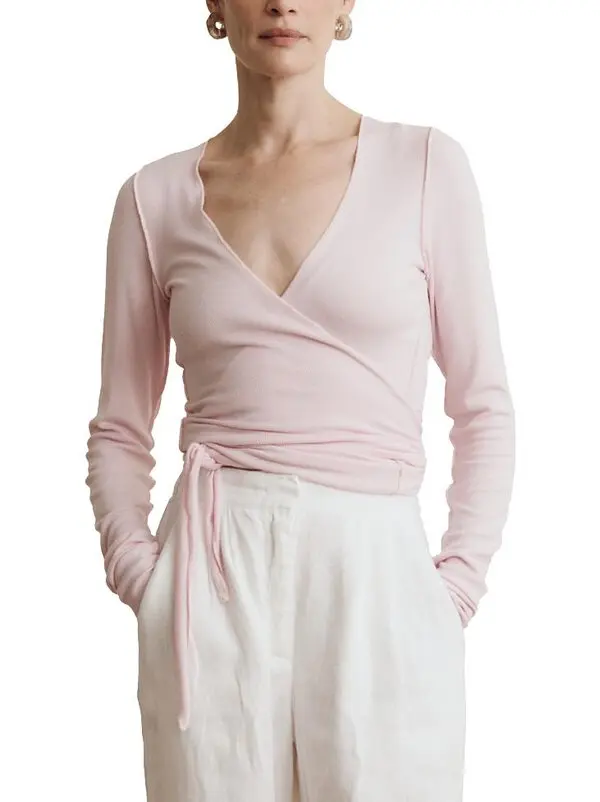 VIR VITA Margot Wrap Top - Blossom